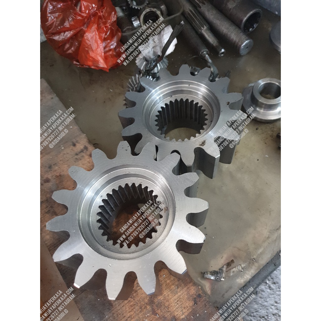 Jual Custom roda gigi lurus spur gear mesin pabrik industri alat berat ...