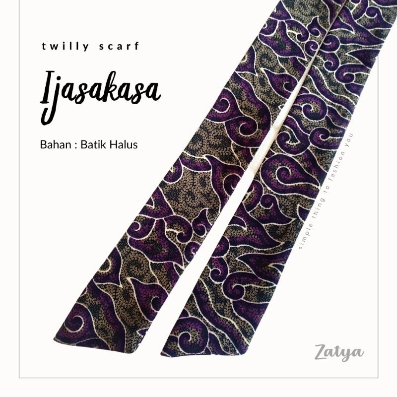 Jual Twilly Batik Scarf by Zatya | Shopee Indonesia