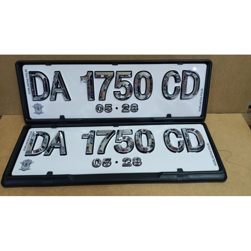 Jual Plat Mobil Timbul Lancip Piramid | Shopee Indonesia