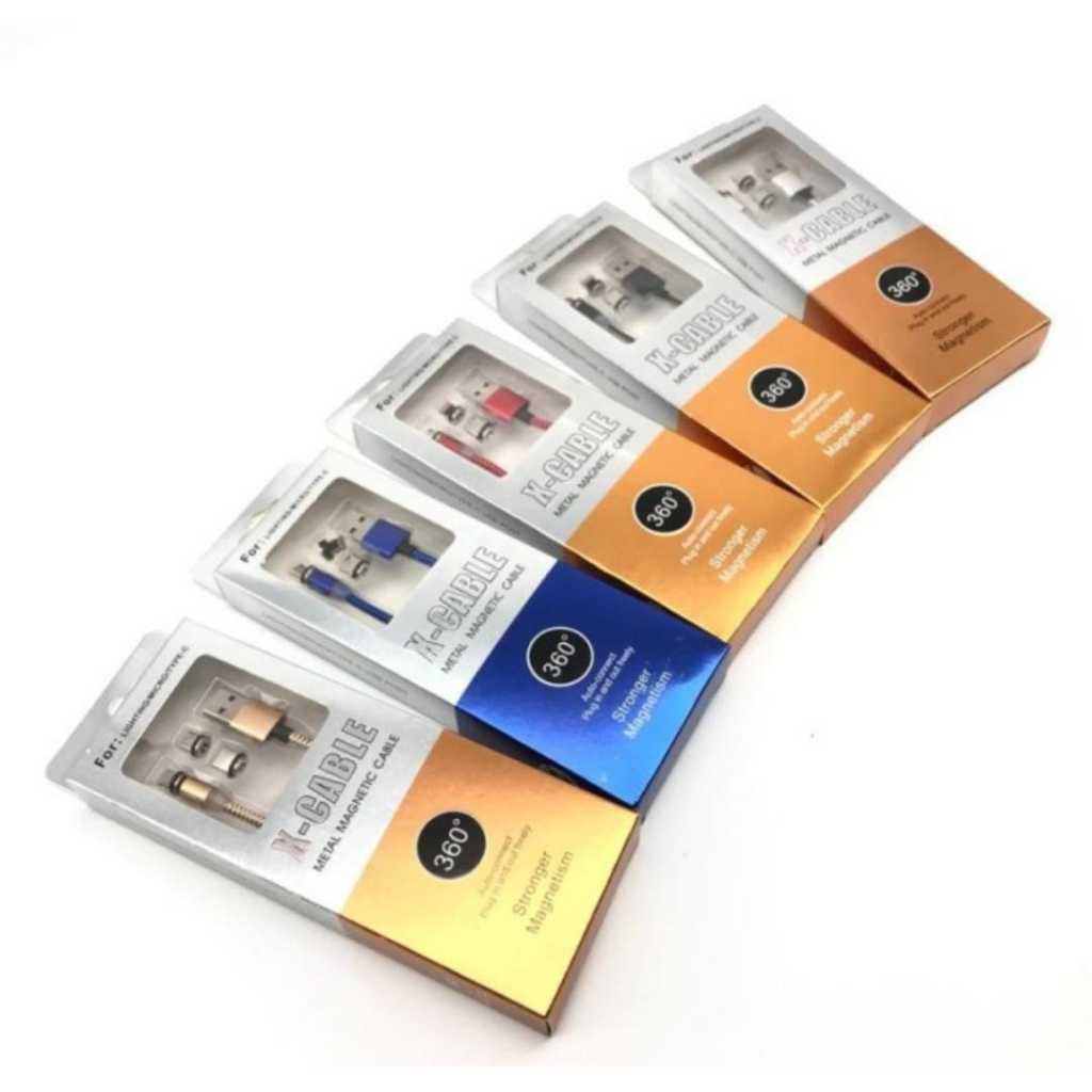 Jual {MC8} Kabel Data Magnetic 3in1 Micro Type C lightning E Cable ...