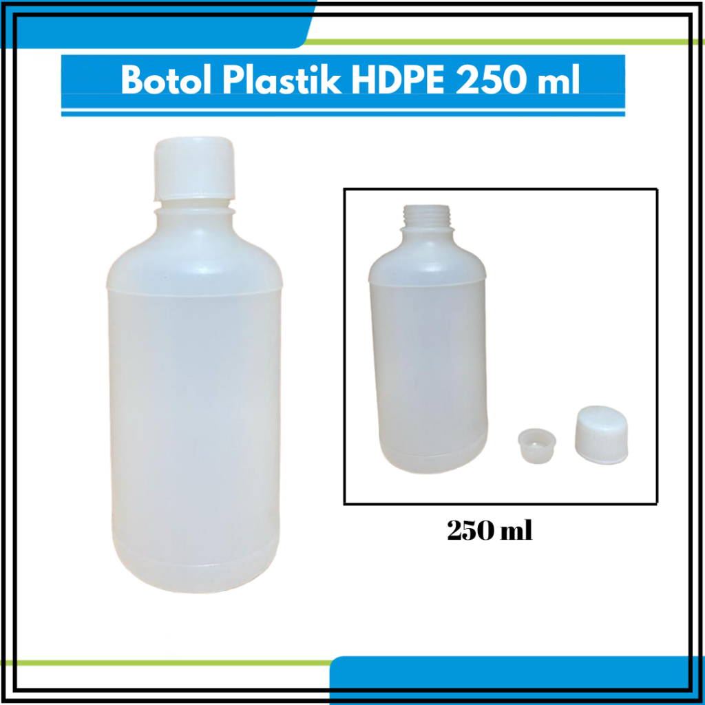 Jual Botol Tonik / Botol Plastik HDPE 250ml | Shopee Indonesia