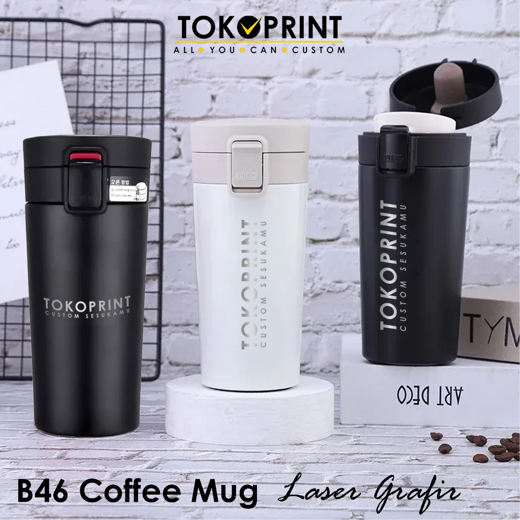 Jual Custom Laser Grafir B46 400ml Botol Air Stainles Steel Tumbler ...