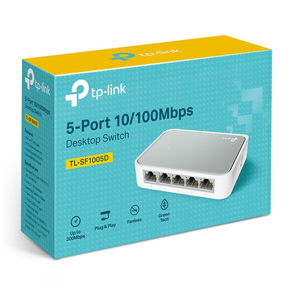 Jual SWITCH HUB LAN 5 PORT 10/100Mbps DESKTOP SWITCH | Shopee Indonesia