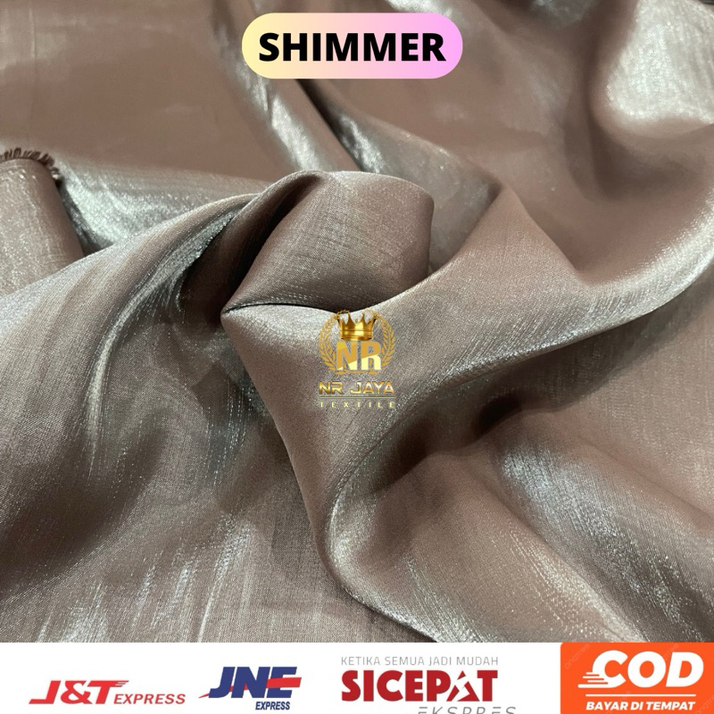 Jual kain shimmer silk premium meteran | Shopee Indonesia