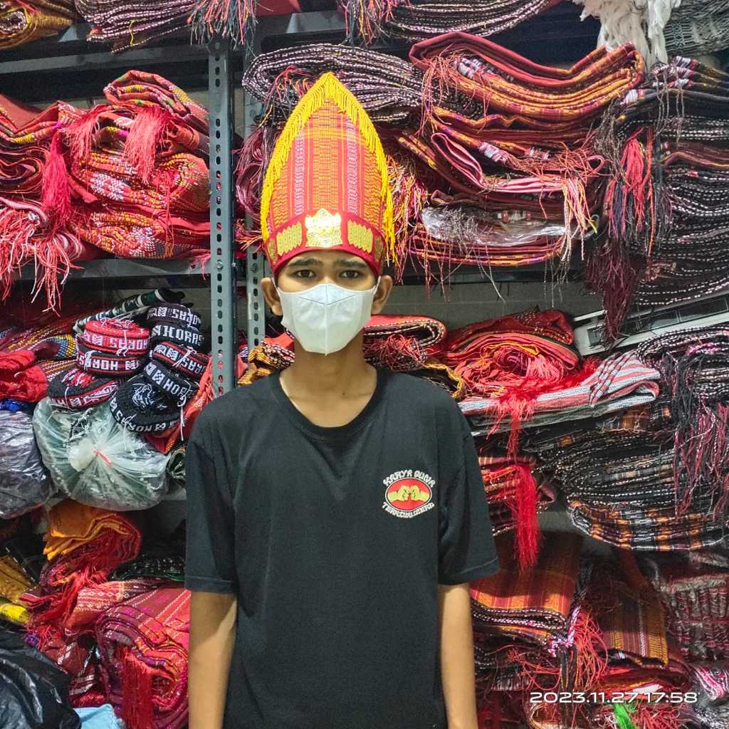 Jual paket 2 topi dan sortali lempengan dewasa / sortopi ulos ...