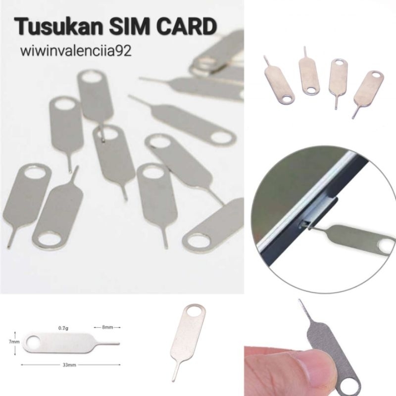 Jual TEBAL !! Tusukan Jarum SIM Bawaan Ori For SiM CARD / Memory card ...