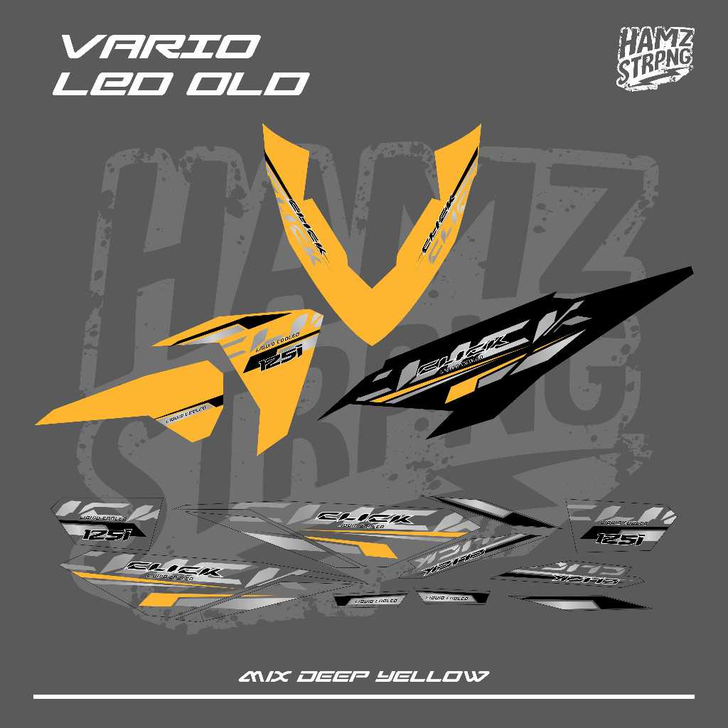 Jual Striping Transparan Vario Led Old Vietnam Konsep Dua Warna Desain ...