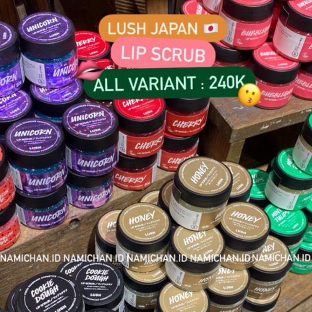 Jual [Open PO April 2024] Lush Lip Scrub Handcarry Japan | Shopee Indonesia