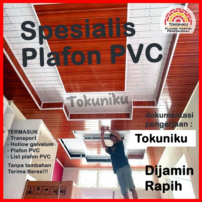 Jual Pasang Plafon PVC + Material Jasa Pasang Plafon PVC + Material ...