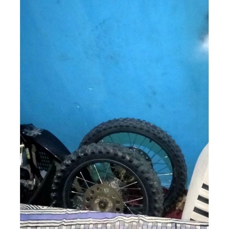 Jual VELG KLX 16-19 Tromol Ori Copotan Lengkap ban siap pasang -velg ...