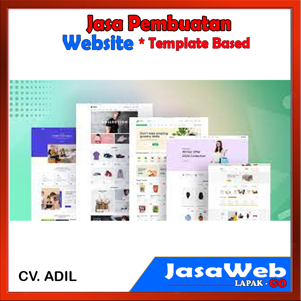Jual Paket Pembuatan Website - TEMPLATE BASED Design | Shopee Indonesia
