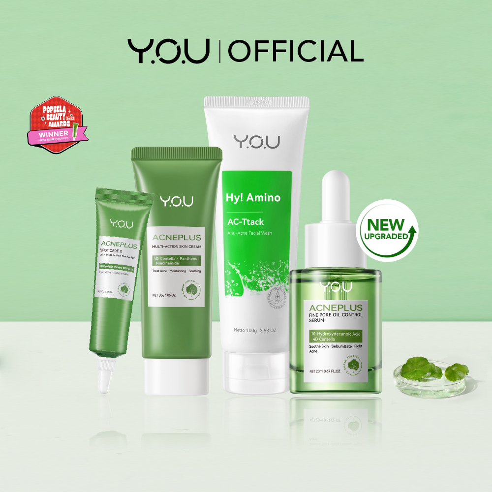 Jual YOU Acneplus 4-in-1 Bundle | Exfoliating Toner, Acne Spot, Multi ...