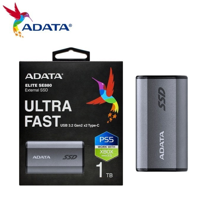 Jual SSD EXTERNAL ADATA SE880 2TB 1TB 512GB - USB 3.2 SSD 512 1TB 2TB Adata SE880 - SSD External ...