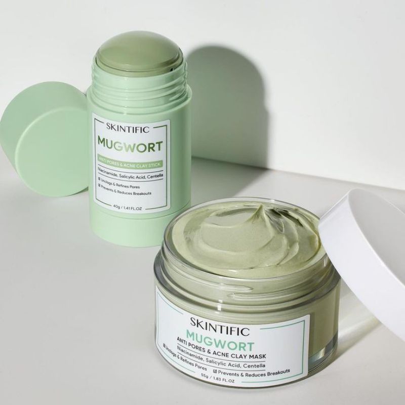 Jual Skintific mugwort acne clay mask stick 40g | Shopee Indonesia