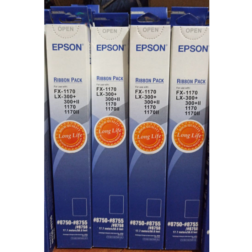 Jual Ribbon Pack Refill Pita Printer Epson LX-300 LX-310 #8750 #8755 ...