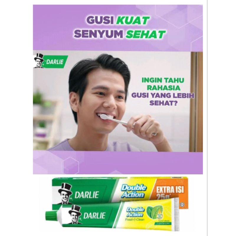 Jual Darlie / Darli / Pasta Gigi Double Action 175g | Shopee Indonesia