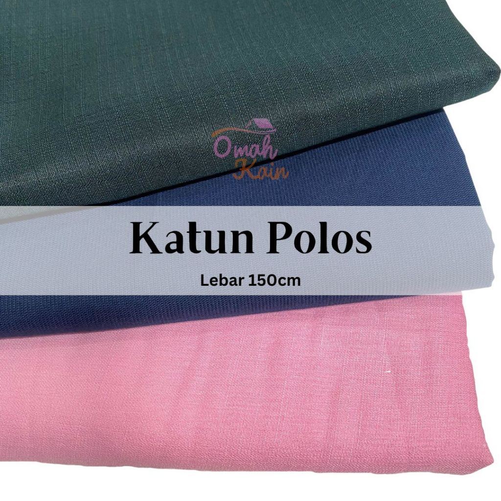 Jual KAIN KATUN POLOS (PREMIUM, GRADE A) | Shopee Indonesia