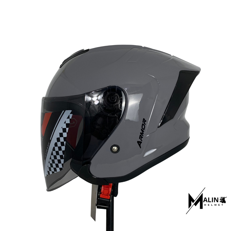 Jual JS ARMOR SOLID HELM HALF FACE ORIGINAL SNI | Shopee Indonesia