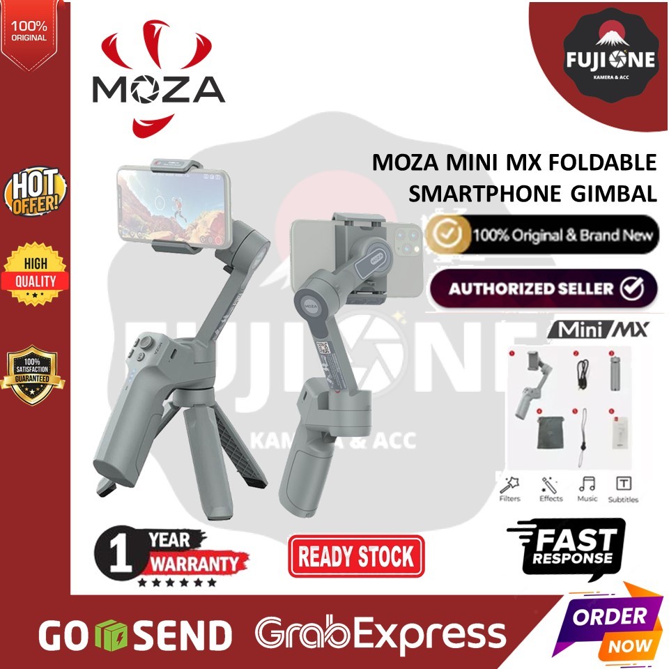 Jual Moza Mini MX Gimbal Stabilizer HP Smartphone Gimbal HP | Shopee ...