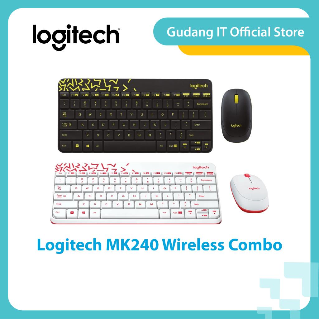 Jual Logitech MK240 Wireless Combo | Shopee Indonesia