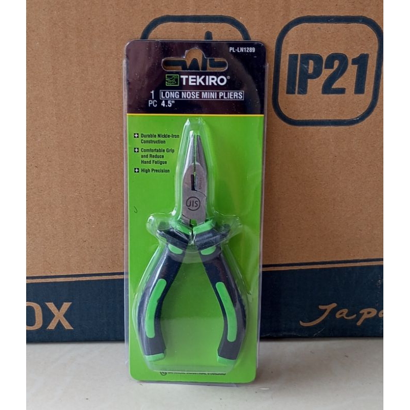 Jual TEKIRO TANG LANCIP MINI 4,5INCH LONGNOSE MINI PLIERS 4,5INCH ...