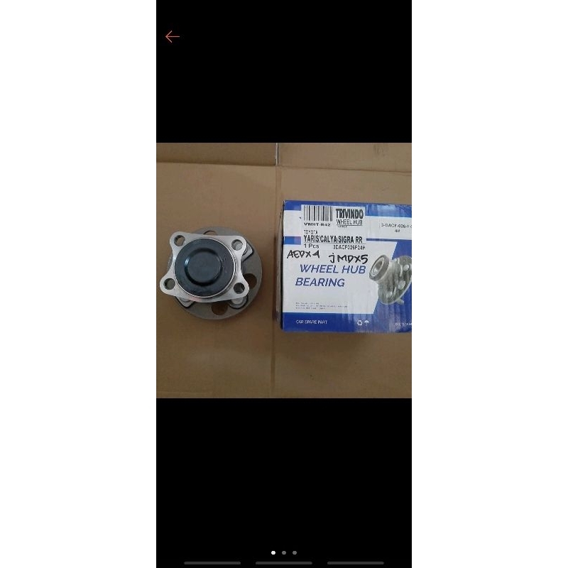 Jual Bearing Hub Roda Belakang NON ABS 3DACF026F24H 42410-52070 Toyota ...