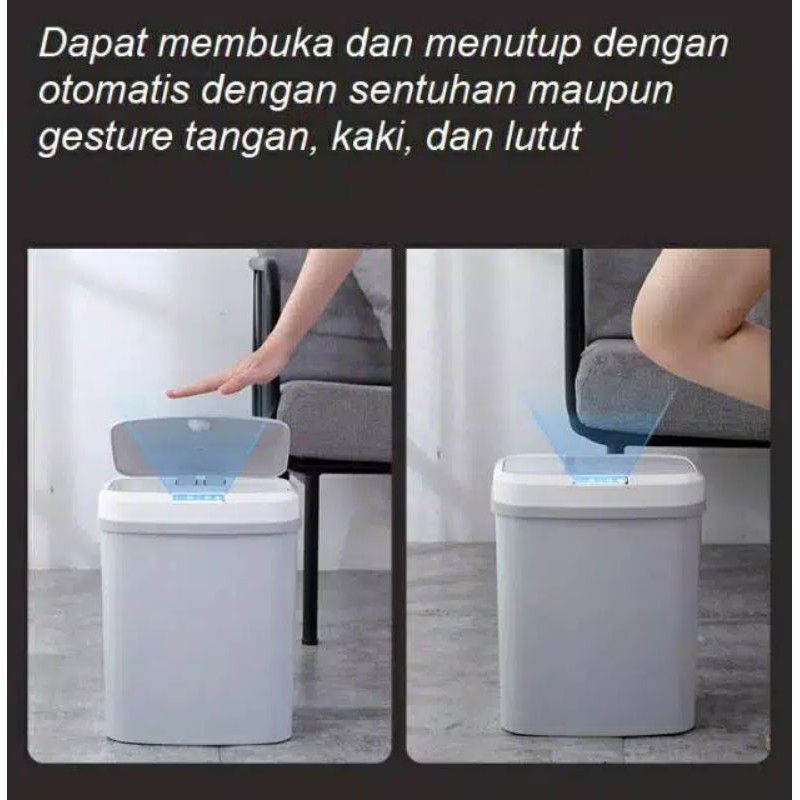 Jual Tong Sampah Sensor | Tempat Sampah Otomatis | Shopee Indonesia