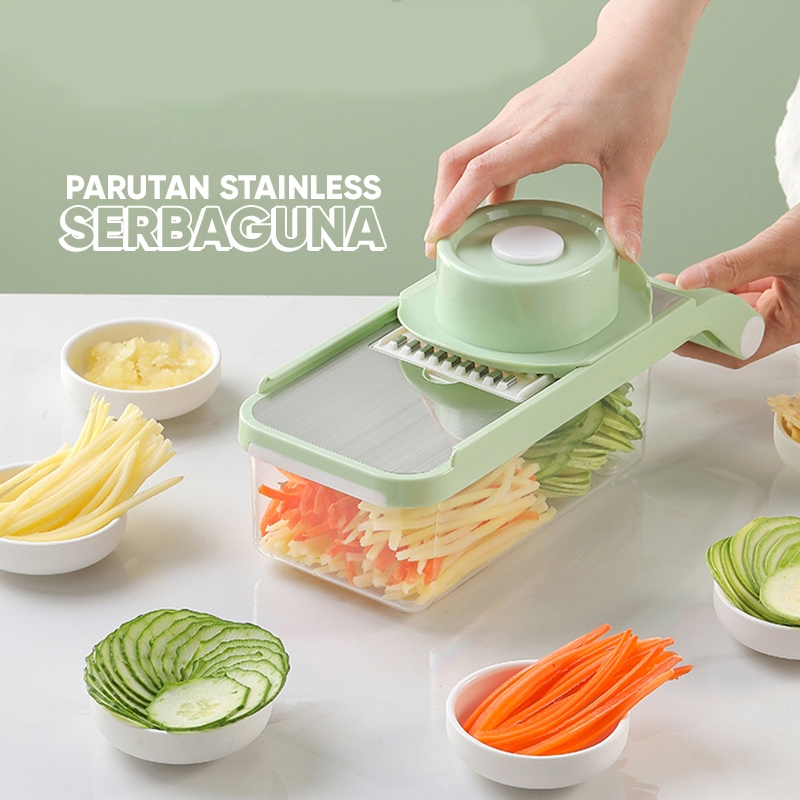 Jual Parutan Manual Sayur Dan Buah Vegetable Cutter 5 IN 1 Multifungsi ...