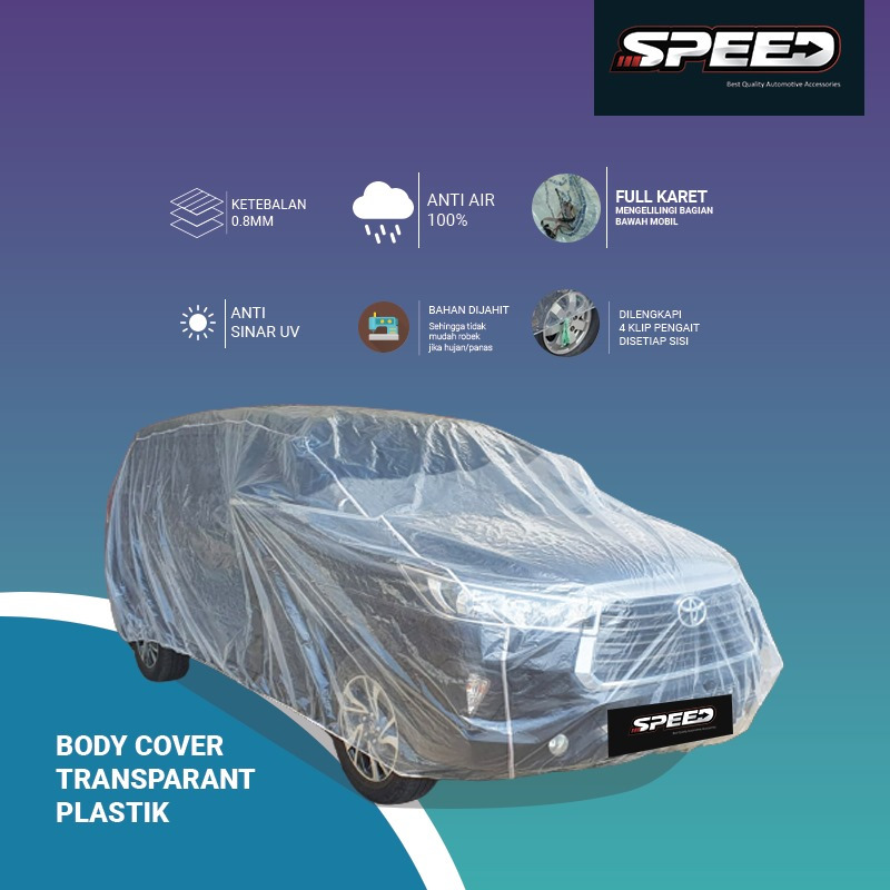 Jual Body Cover Plastik / Body Cover Transparant / Cover Transparan ...