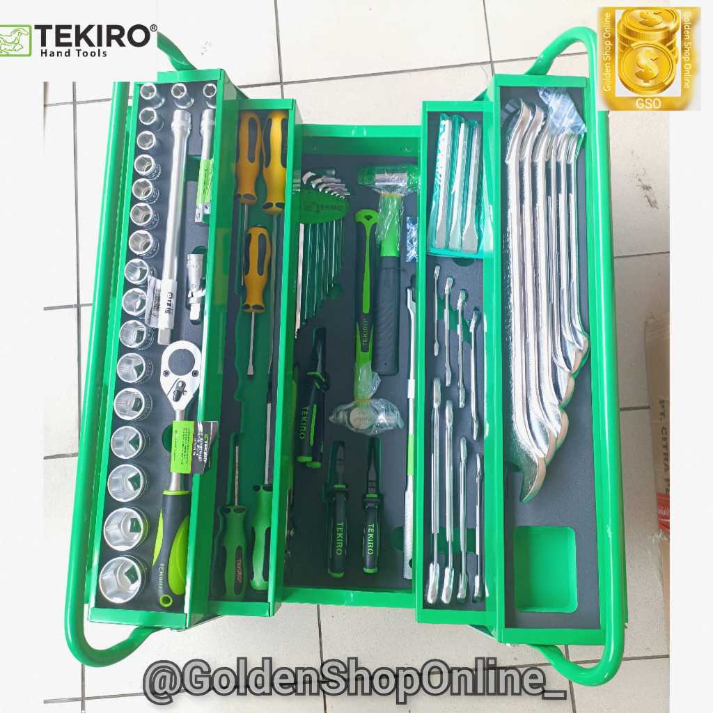 Jual Tekiro Tool Box 66pcs _ Tool Kit Set isi 66pcs | Shopee Indonesia