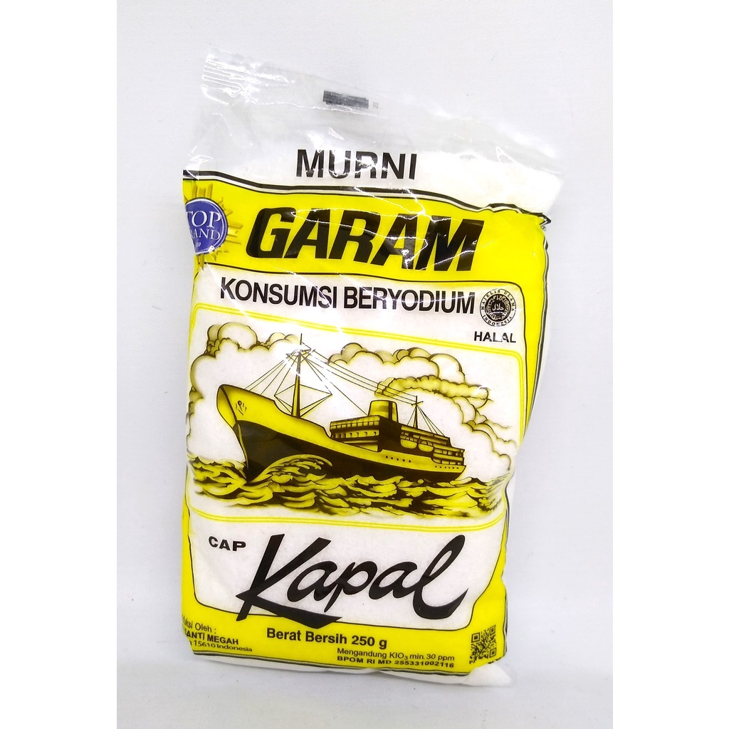 Jual garam kapal samudra 250gr | Shopee Indonesia