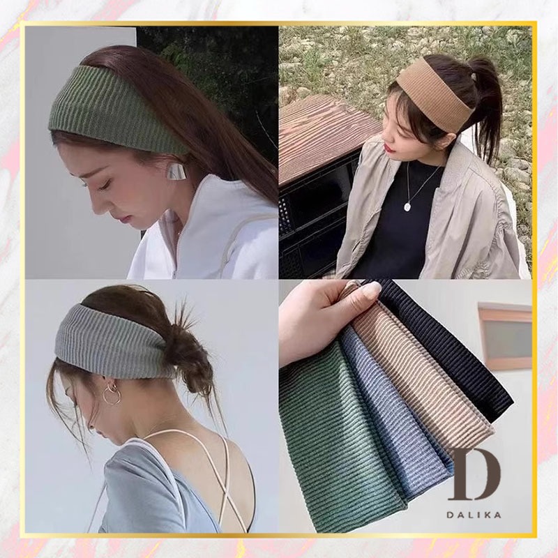 Jual Headband Bandana Bando Sampul Ikat Kepala Olahraga Model Korea ...