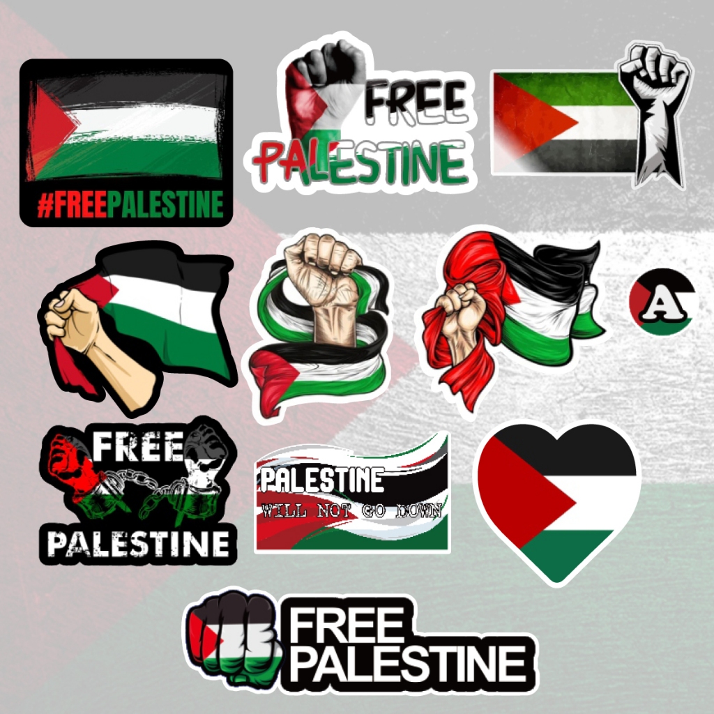 Jual STICKER PACK FREE PALESTINE | PALESTINA WATERPROOF ANTI AIR ...