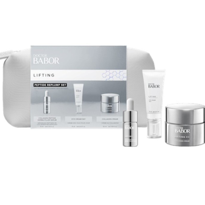 Jual Doctor BABOR Lifting Peptide Replump Set/ Babor Gift Set | Shopee ...