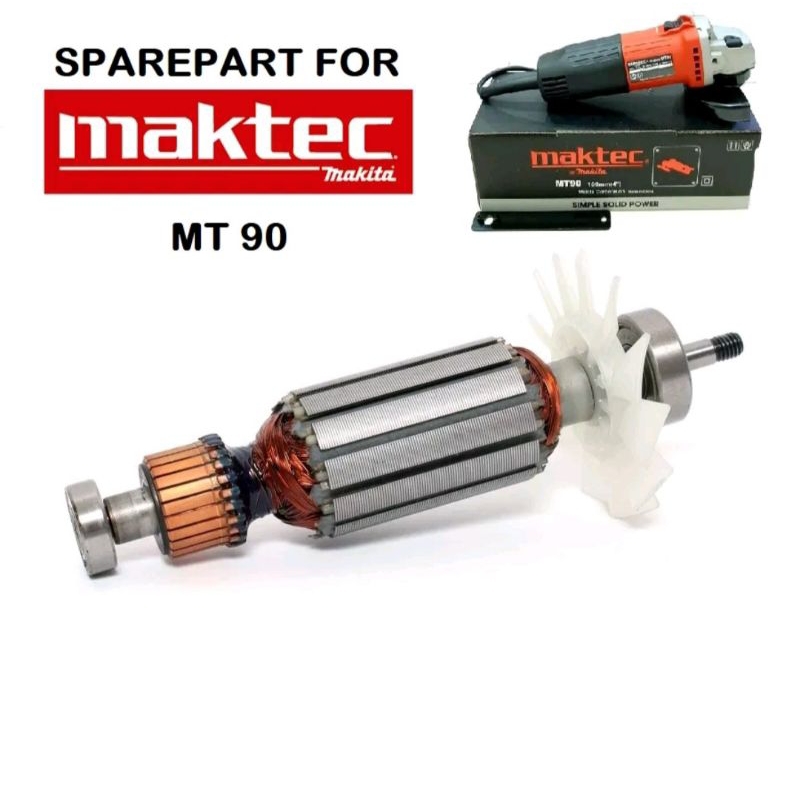 Jual Armature Gerinda MAKITA M0900B /MAKTEC MT90/MT91 Sparepart Gerinda ...