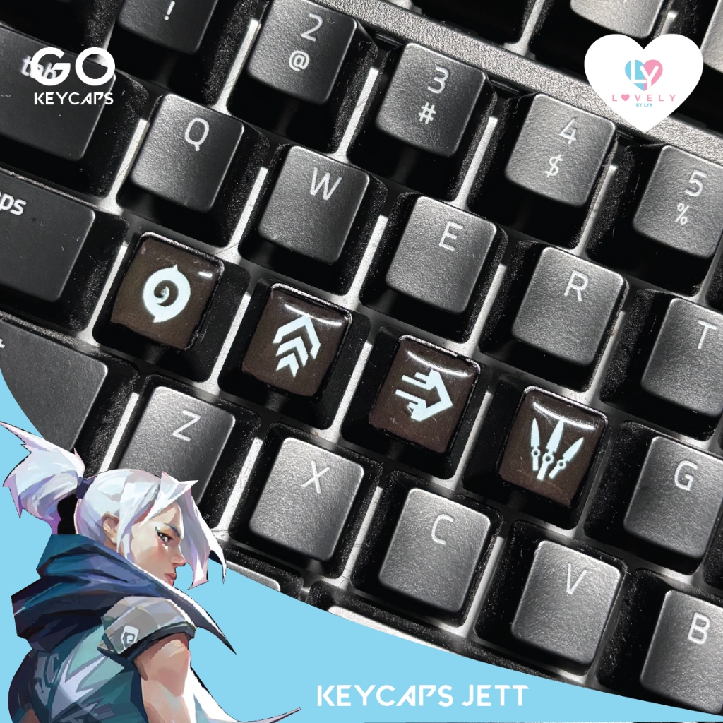 Jual Keycaps PBT Valo Jett Ability | GO KEYCAPS | Shopee Indonesia