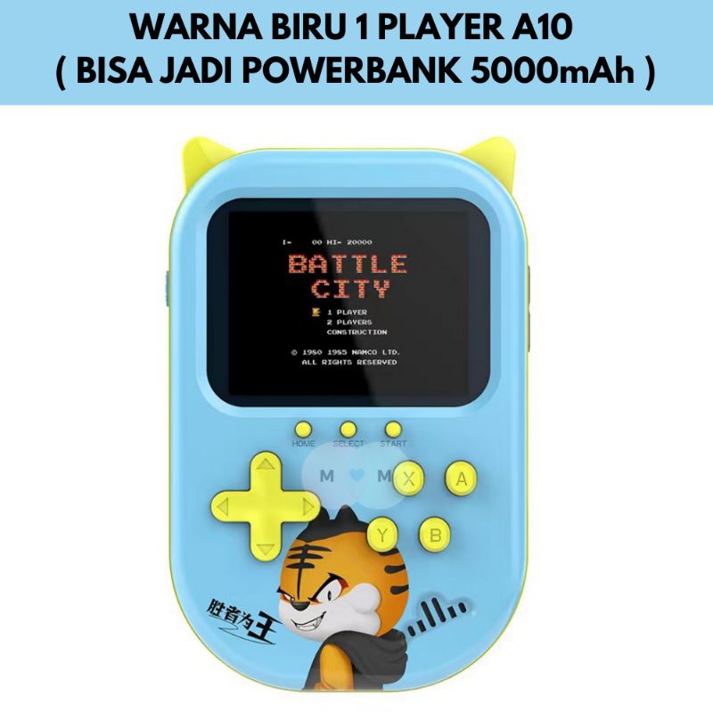 Jual Gameboy Retro Powerbank 5000 mAh 500 in 1 Mini Portable SUPREME A11 Series Console Game 1 ...