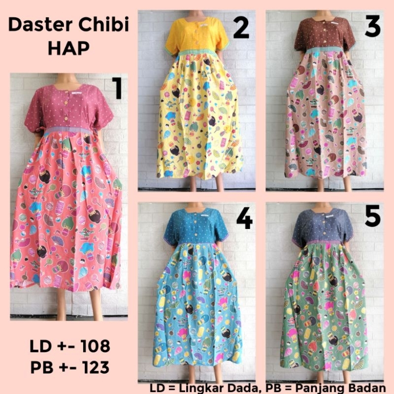 Jual DASTER CHIBI LENGAN HAP BAHAN RAYON KEKINIAN ADEM BUSUI FRIENDLY ...