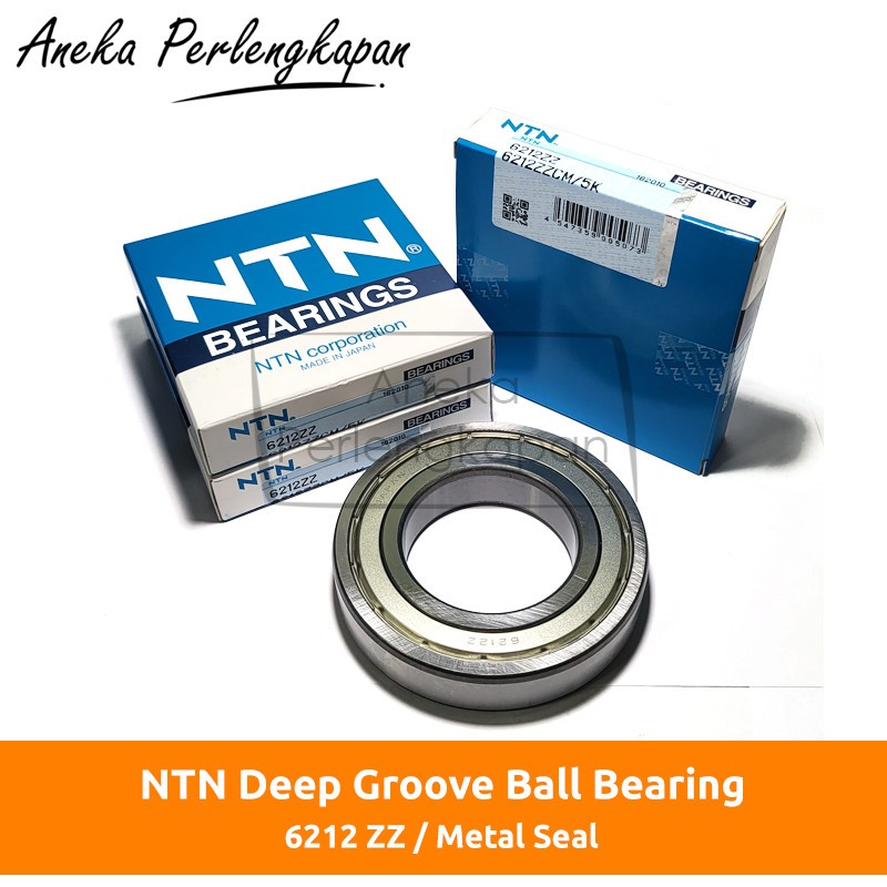 Jual Deep Groove Ball Bearing 6212ZZ Metal Seal - As 60mm NTN Japan ...
