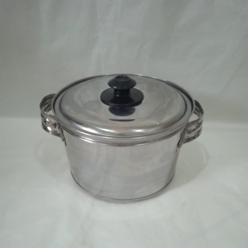 Jual Panci Sayur Tutup stainless ukuran 16cm-20cm | Shopee Indonesia