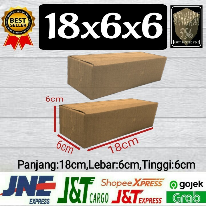 Jual kardus kecil uk 18x6x6 kardus mini kardus polos | Shopee Indonesia