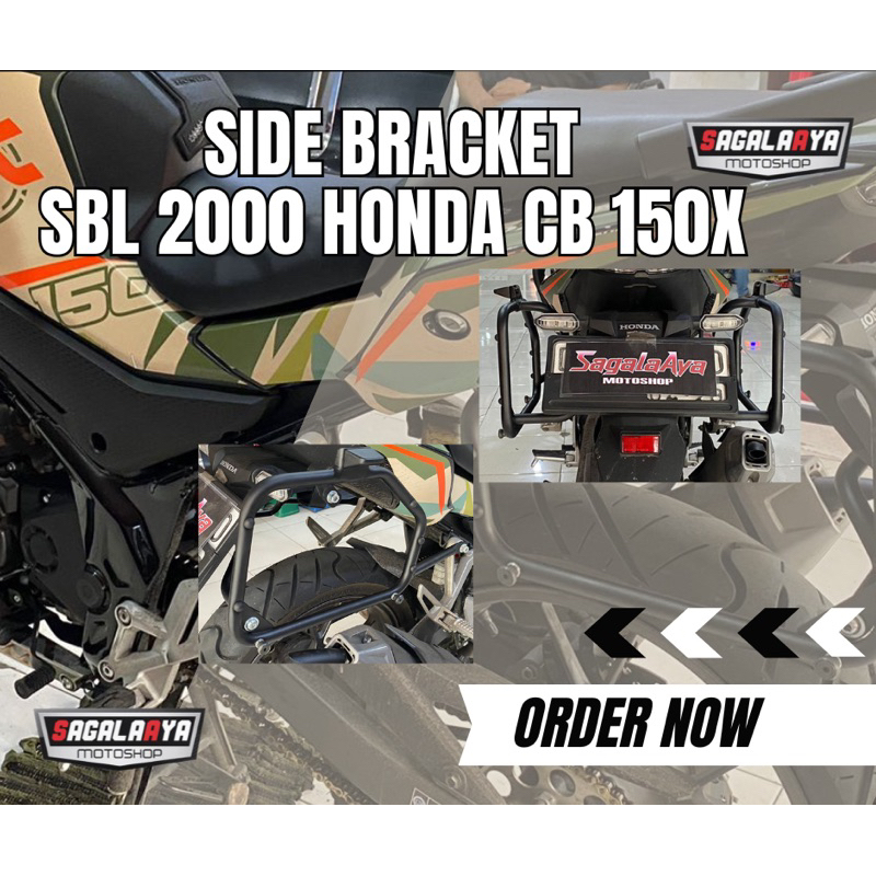 Jual Bracket sidebox SBL2000 Honda Cb 150 x braket side box SBL 2000 original givi versys e22 ...