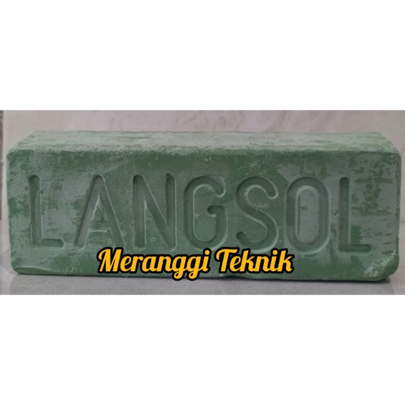 Jual id2442 Batu hijau poles stainless steel Langsol aluminium | Shopee ...