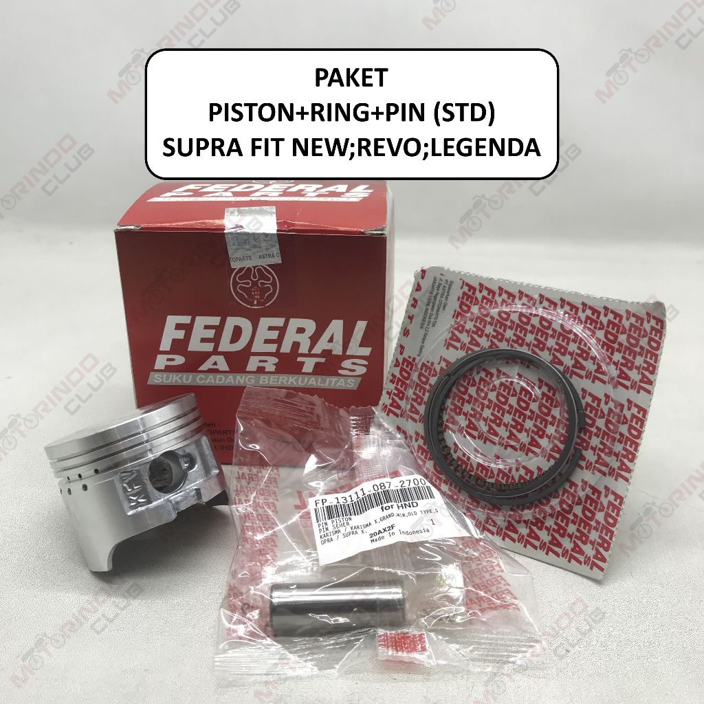 Jual ( PROMO ) Piston Kit / Paket Piston motor HONDA LEGENDA / SUPRA ...
