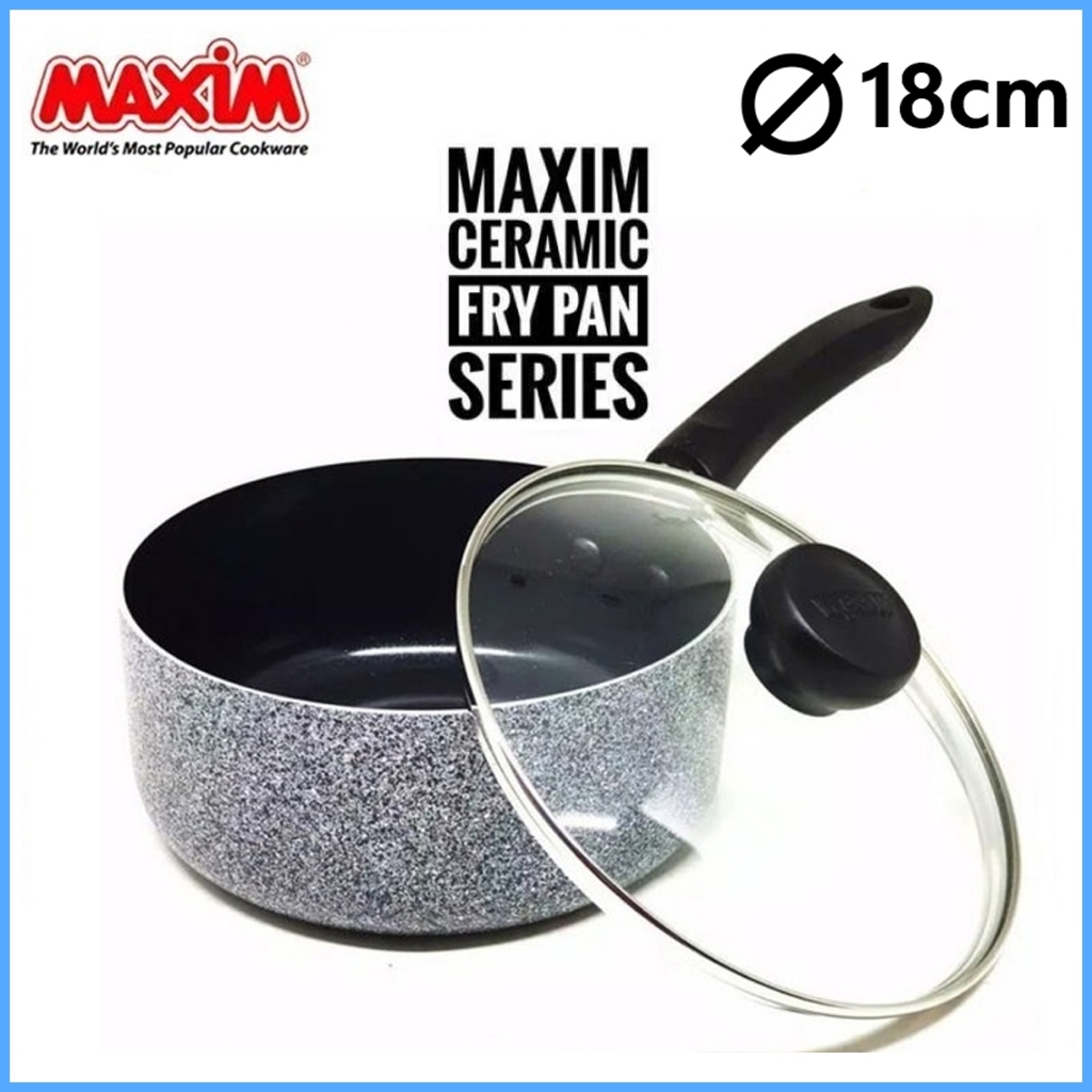 Jual Panci Susu Maxim Neostone 16cm 18cm | Sauce Pan Kuah Tutup Kaca ...