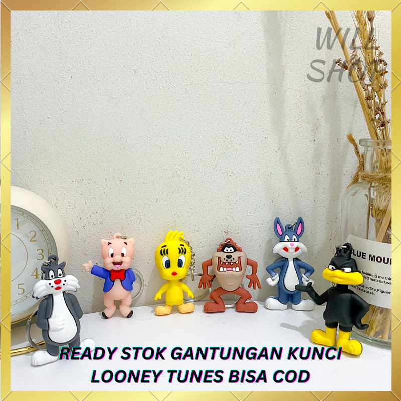 Jual READY STOK GANTUNGAN KUNCI LOONEY TUNES BUGS BUNNY TWEETY TASMANIAN SYLVESTER TERMURAH BISA ...