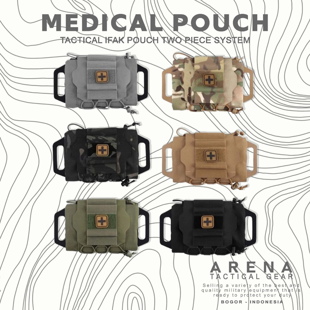 Jual Pouch Medic HSGI Repro ReFlex IFAK / TCCC Holder P3K / Multicam ...