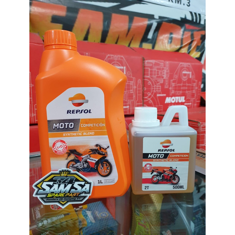 Jual Repsol Competicion 2T Repack 500ml | Shopee Indonesia