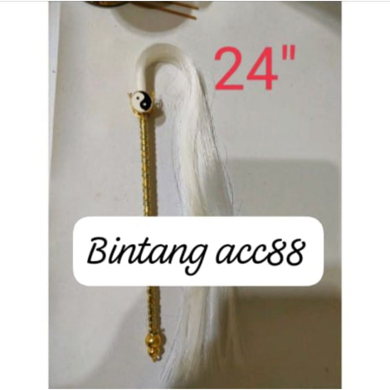 Jual senjata tongkat/sabuk patung/sien cau thai siong- 19/24inch ...