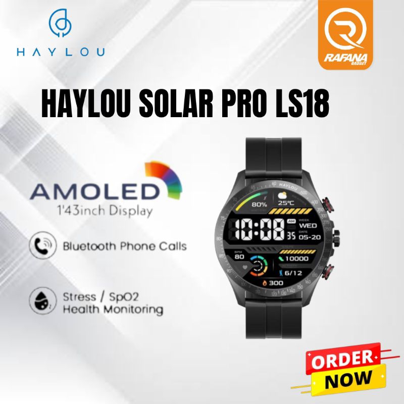 Jual Smartwatch Haylou Solar Pro LS18 | Shopee Indonesia